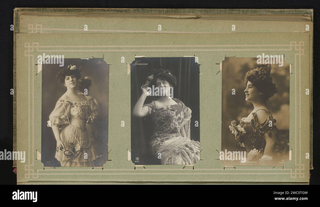 Three portraits of Actresses, Georg Gerlach & Co., 1900 - 1930 ...
