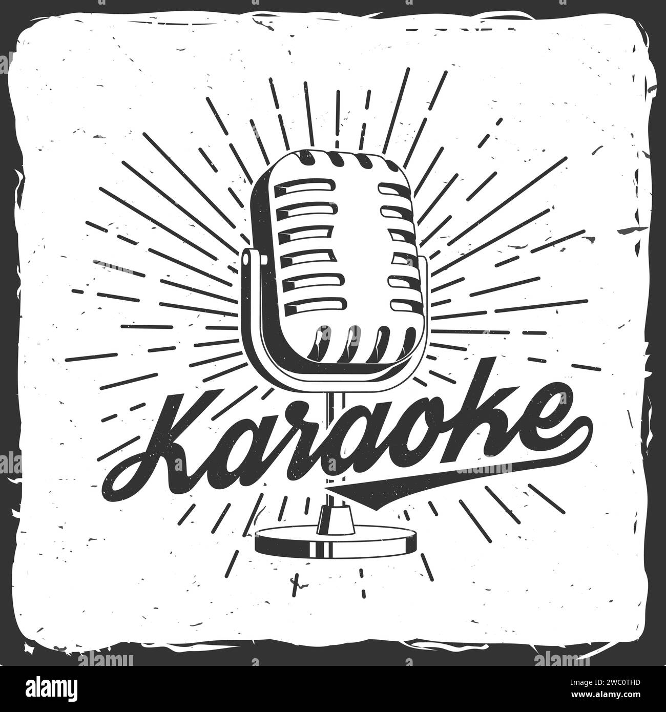 Black And White Karaoke Clipart Karaoke Microphone Music Cartoon,