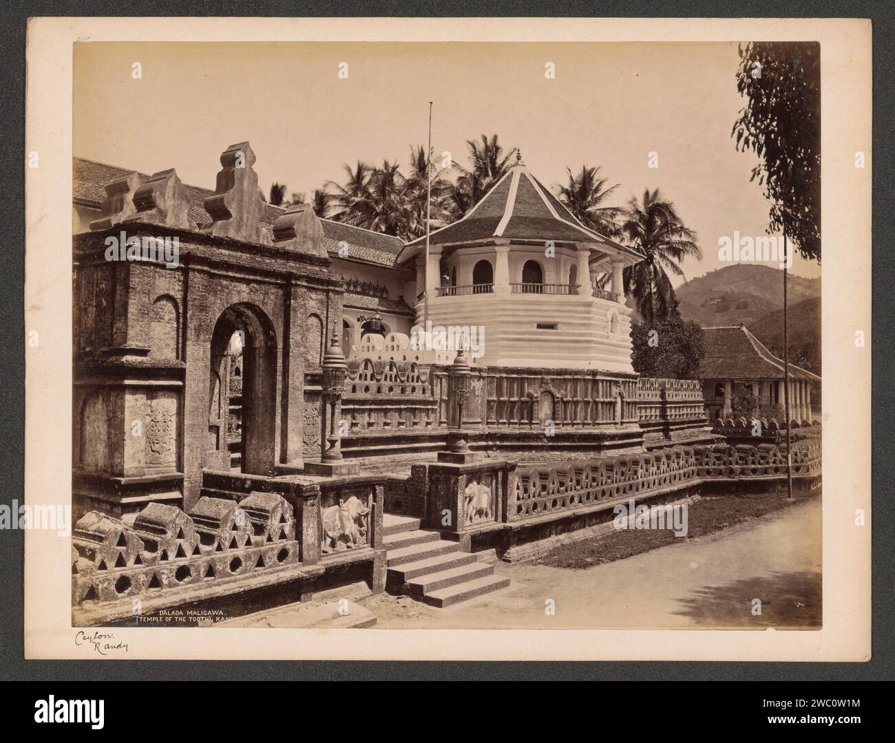 Exterior of Sri Dalada Maligawa or the Temple of the Holy Tooth, Kandy ...