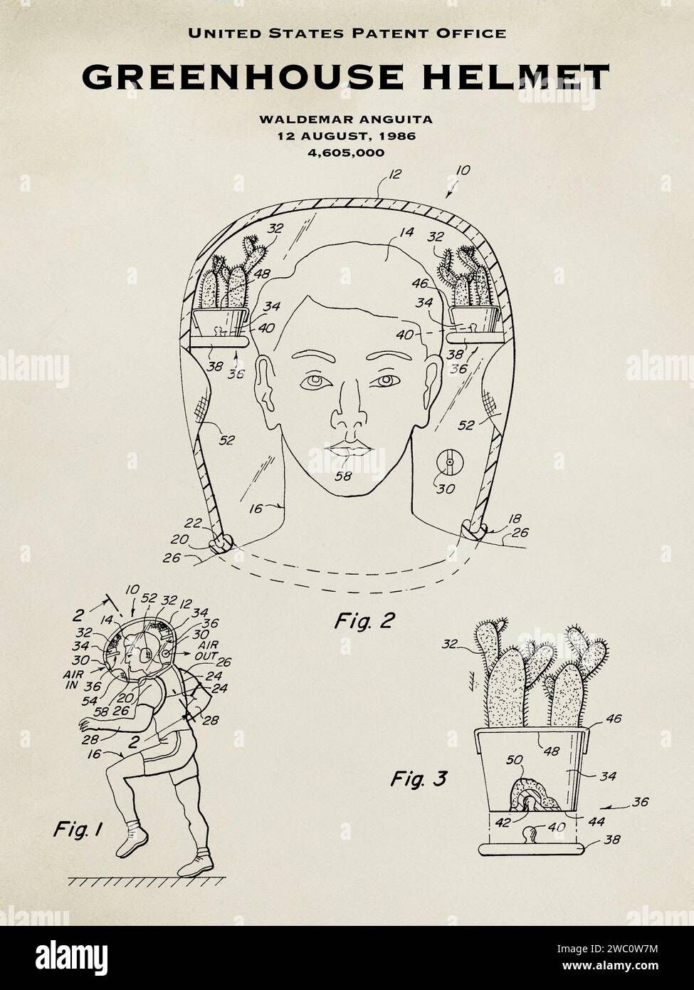 Greenhouse helmet patent hi-res stock photography and images - Alamy
