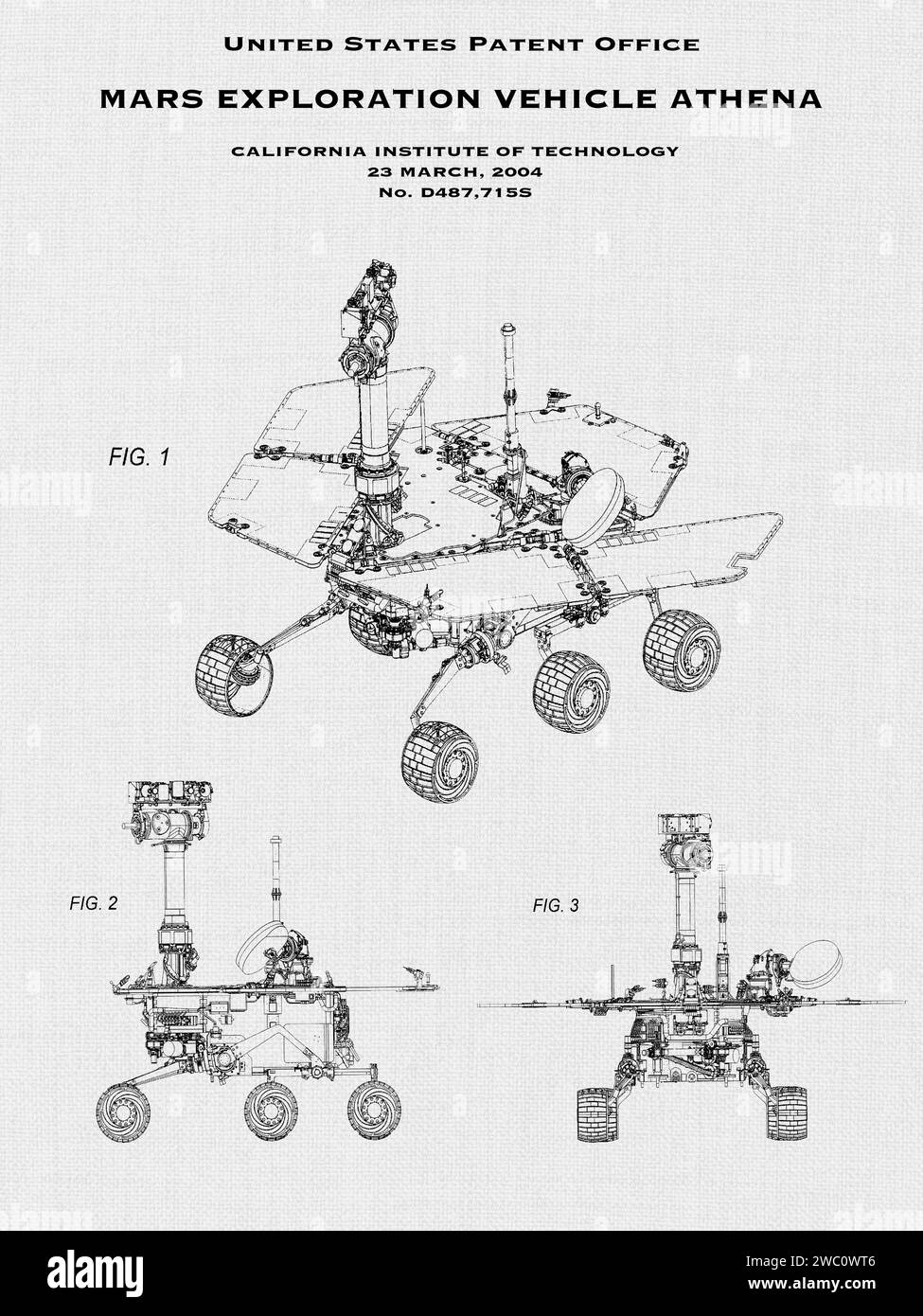 Space exploration vehicle patent hi-res stock photography and images ...