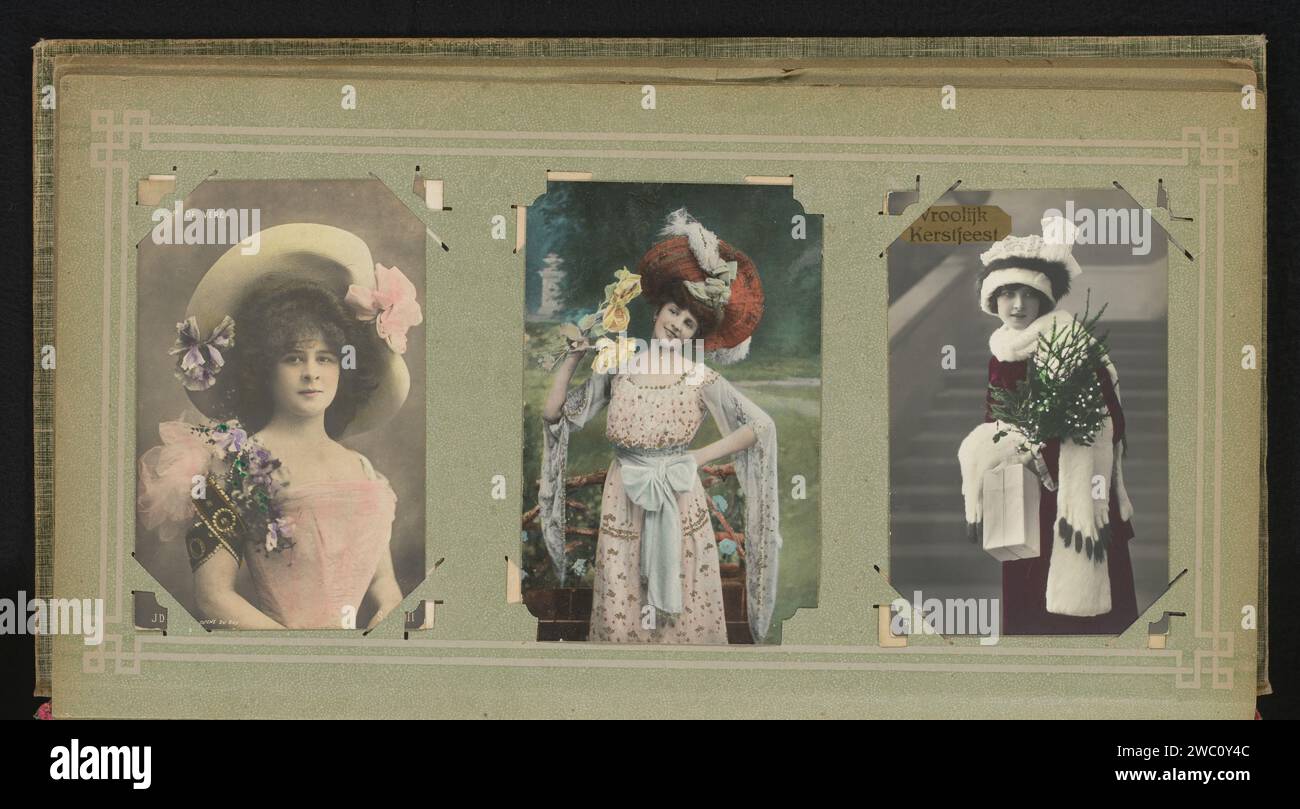 Three portraits of women, including Elise De Vere, Unknown, 1900 - 1930 ...