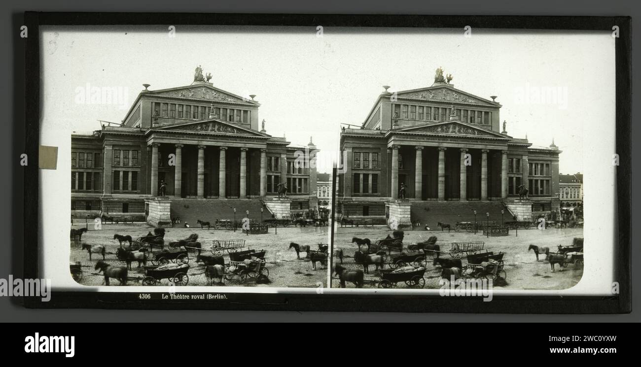 Exterior of the Schouwburg on the Gendarmenmarkt in Berlin, Anonymous ...