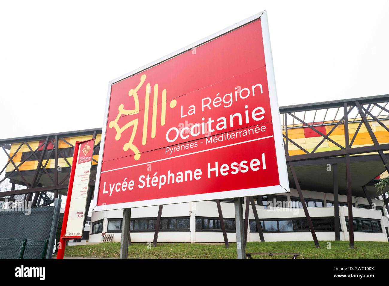 Toulouse, France. 18th Nov, 2023. Illustration of the Lycee Stephane ...