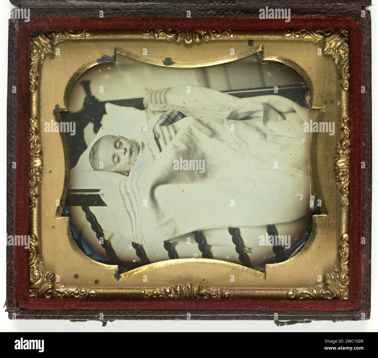 Post -mortem portrait of a baby, Anonymous, 1840 - 1860 photograph ...