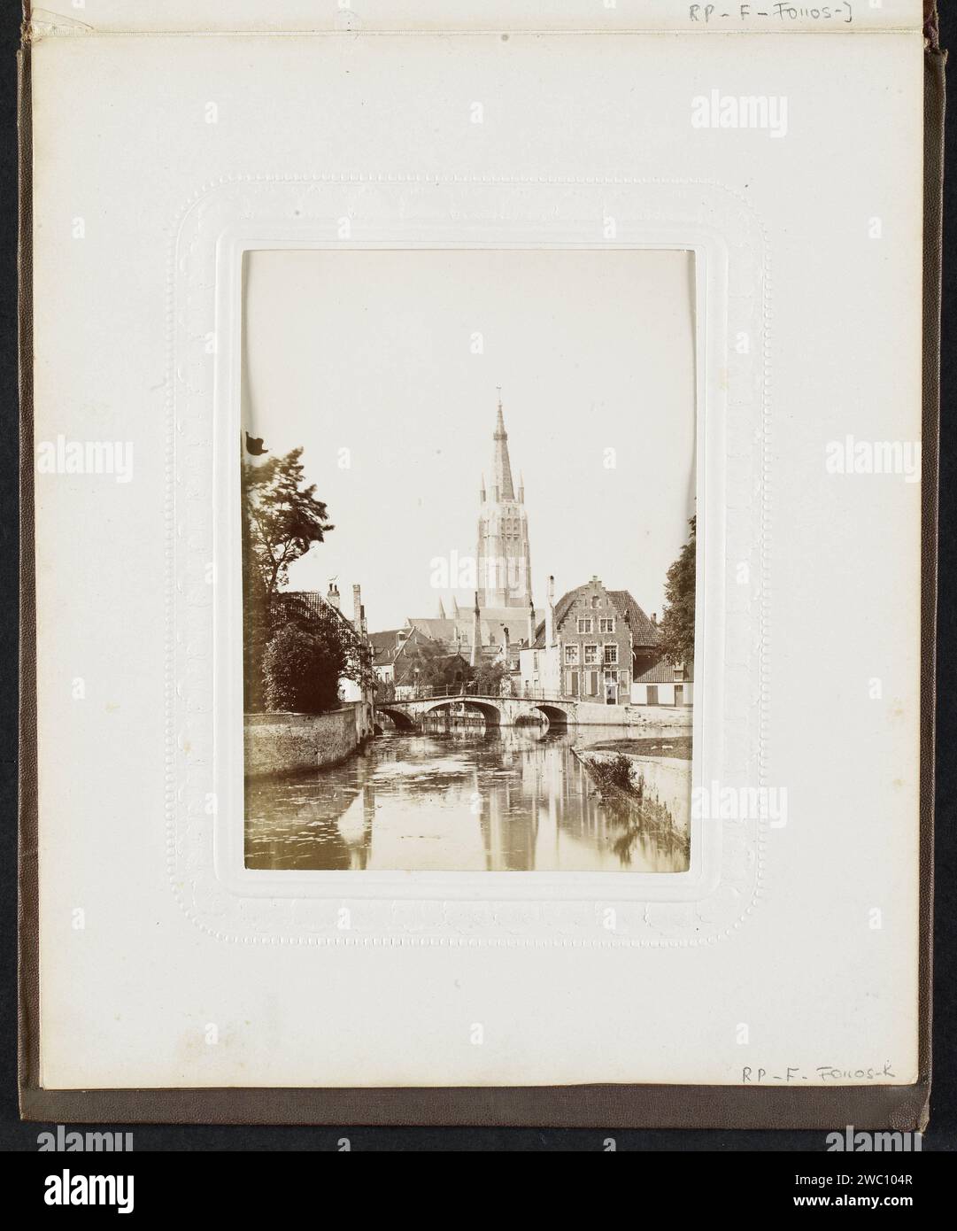 View of the Stadsgracht, the bridge of the beguinage, Huizen and the ...