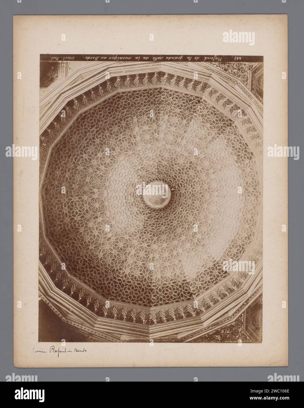 Ceiling in the Bardo Museum in Le Bardo near Tunis, Albert ...