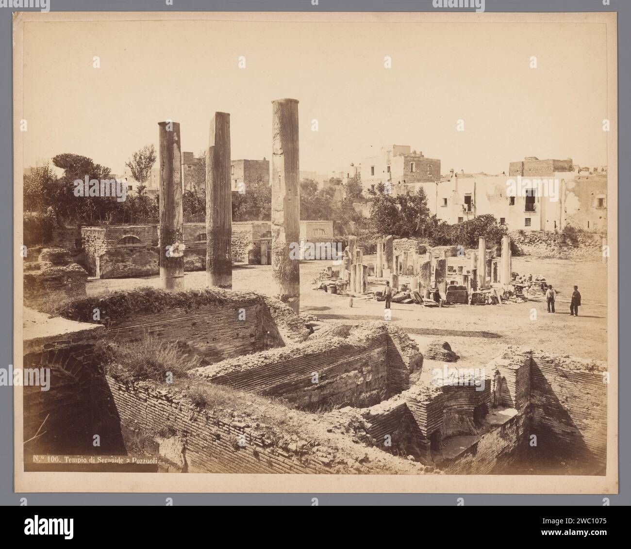 Macellum Van Pozzuoli, Roberto Rive (ACTRUTED TO), 1865 photograph ...