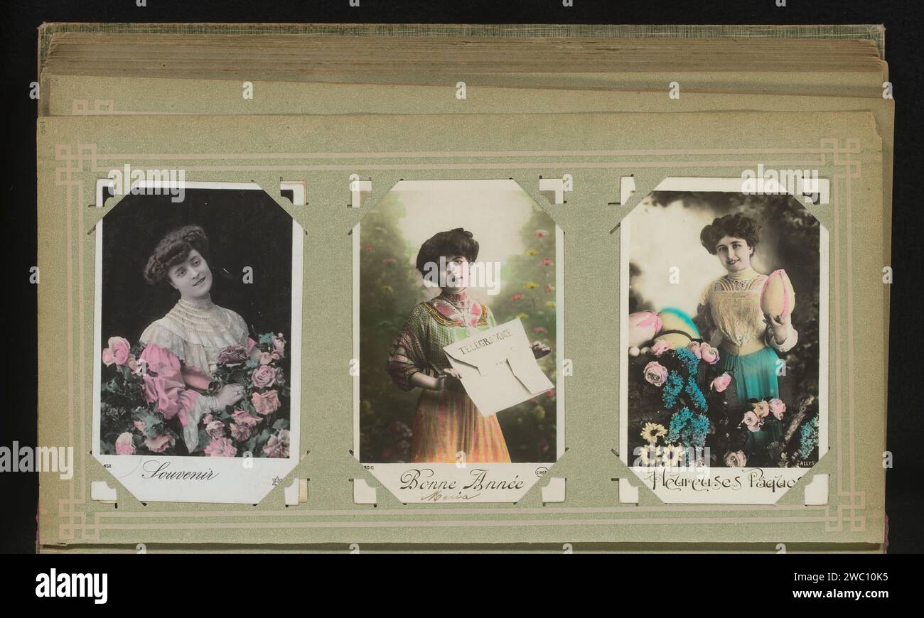 Woman 1900 letter hi-res stock photography and images - Alamy