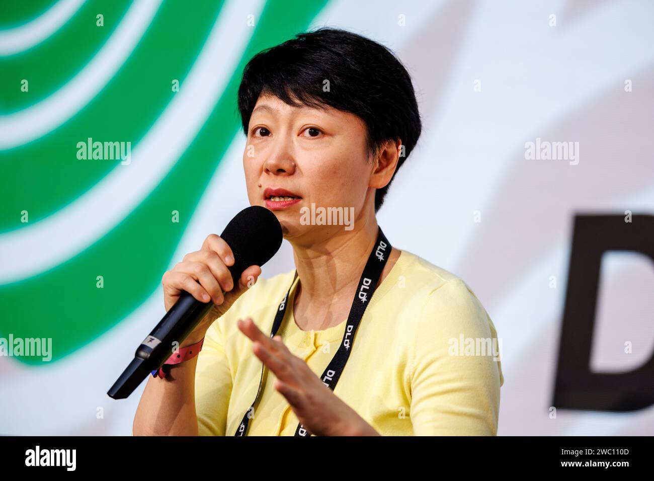 Munich, Germany. 13th Jan, 2024. Xiaoyan Zhang, PBC School of Finance ...