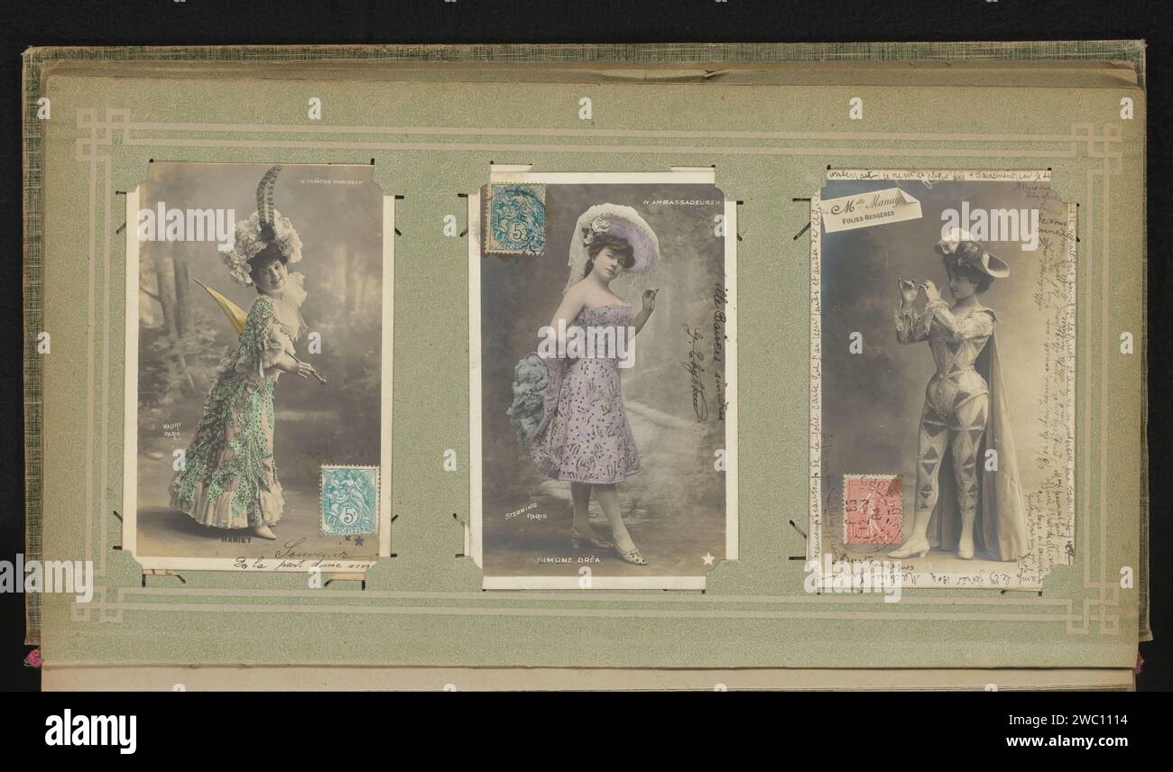 Three portraits of Actresses, Walery, 1900 - 1930 photograph These ...