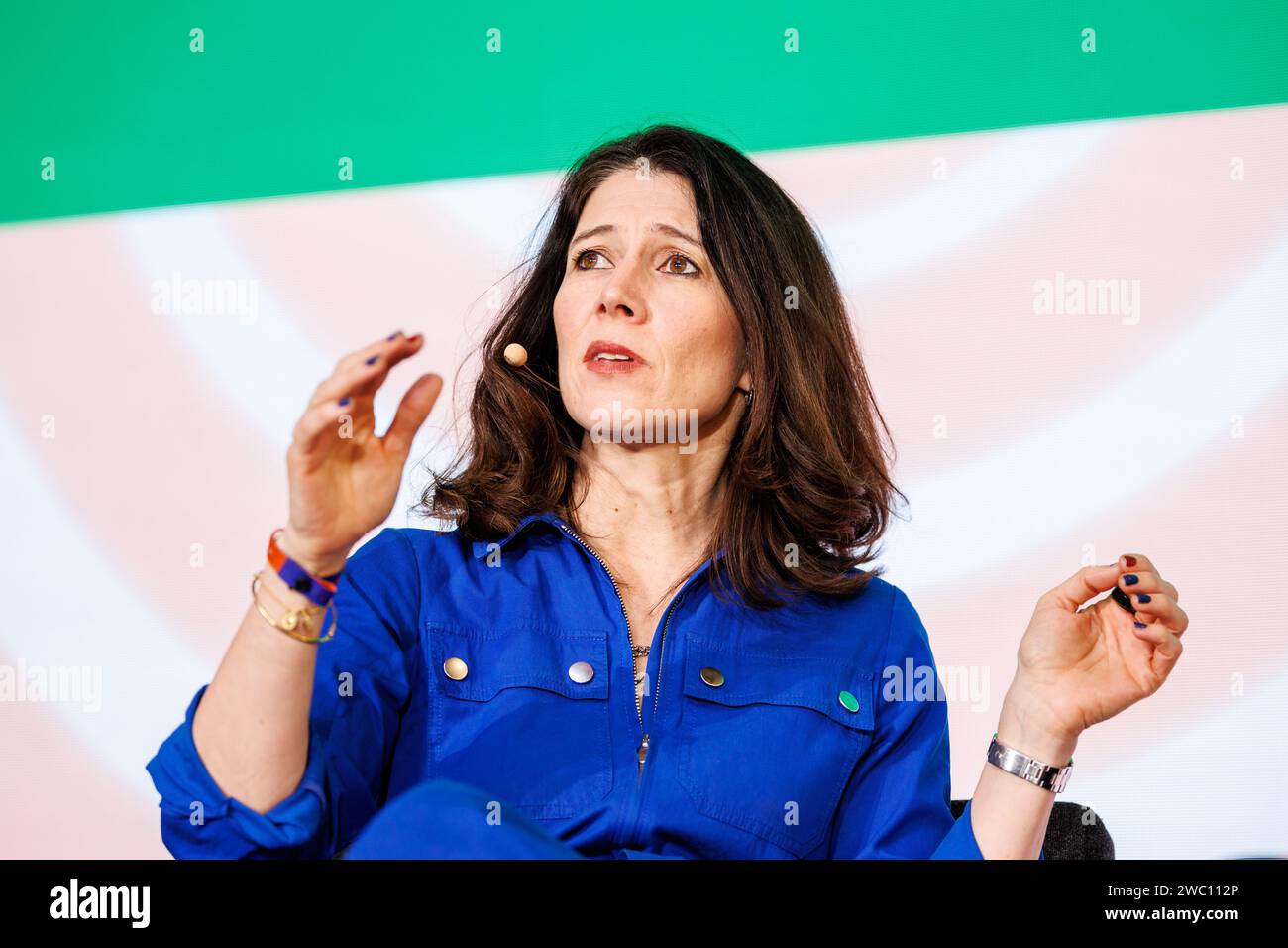 Munich, Germany. 13th Jan, 2024. Lisa Witter, American entrepreneur ...