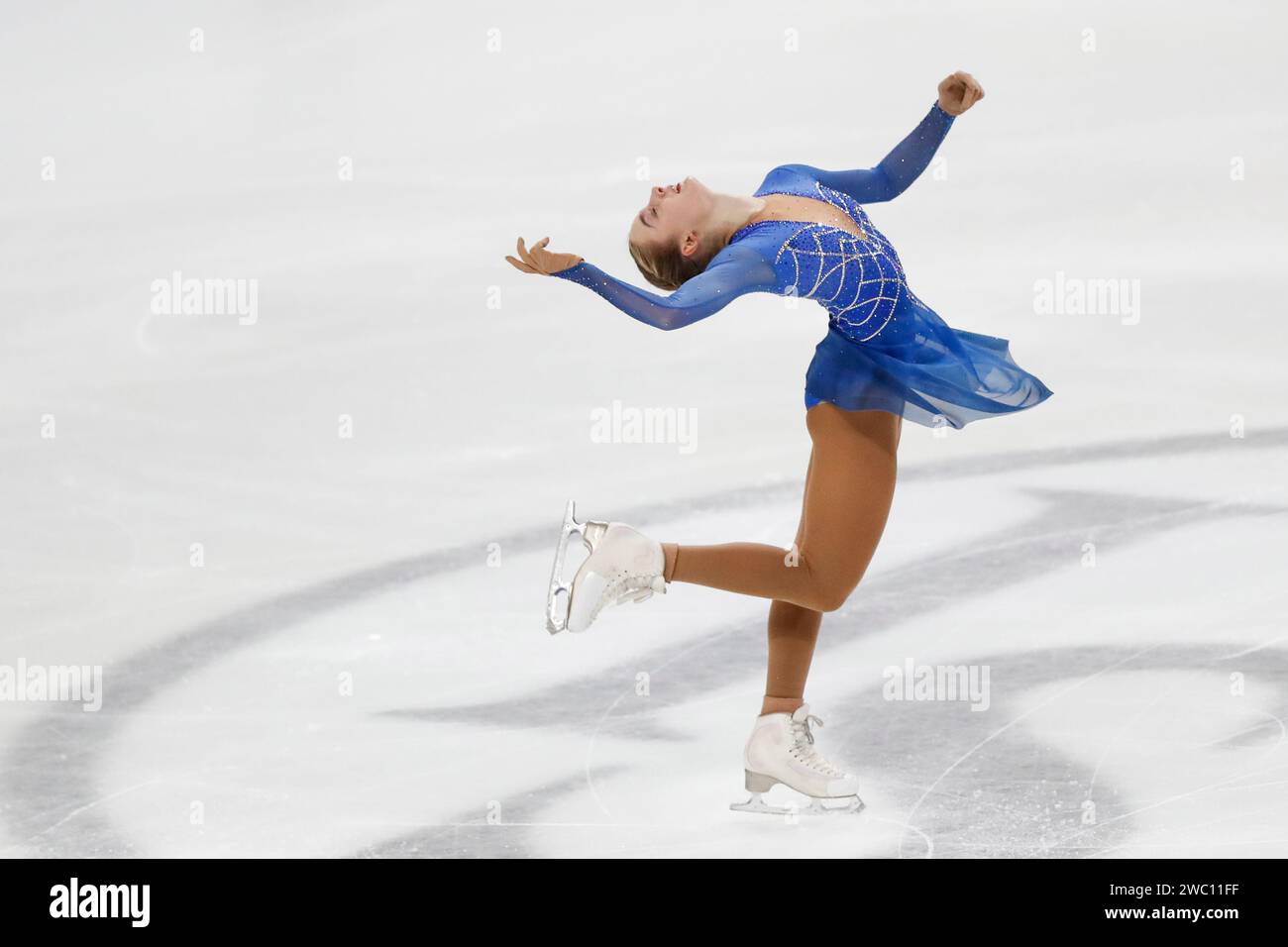 Barbora Vrankova of the Czech Republic performs in women's free skating ...