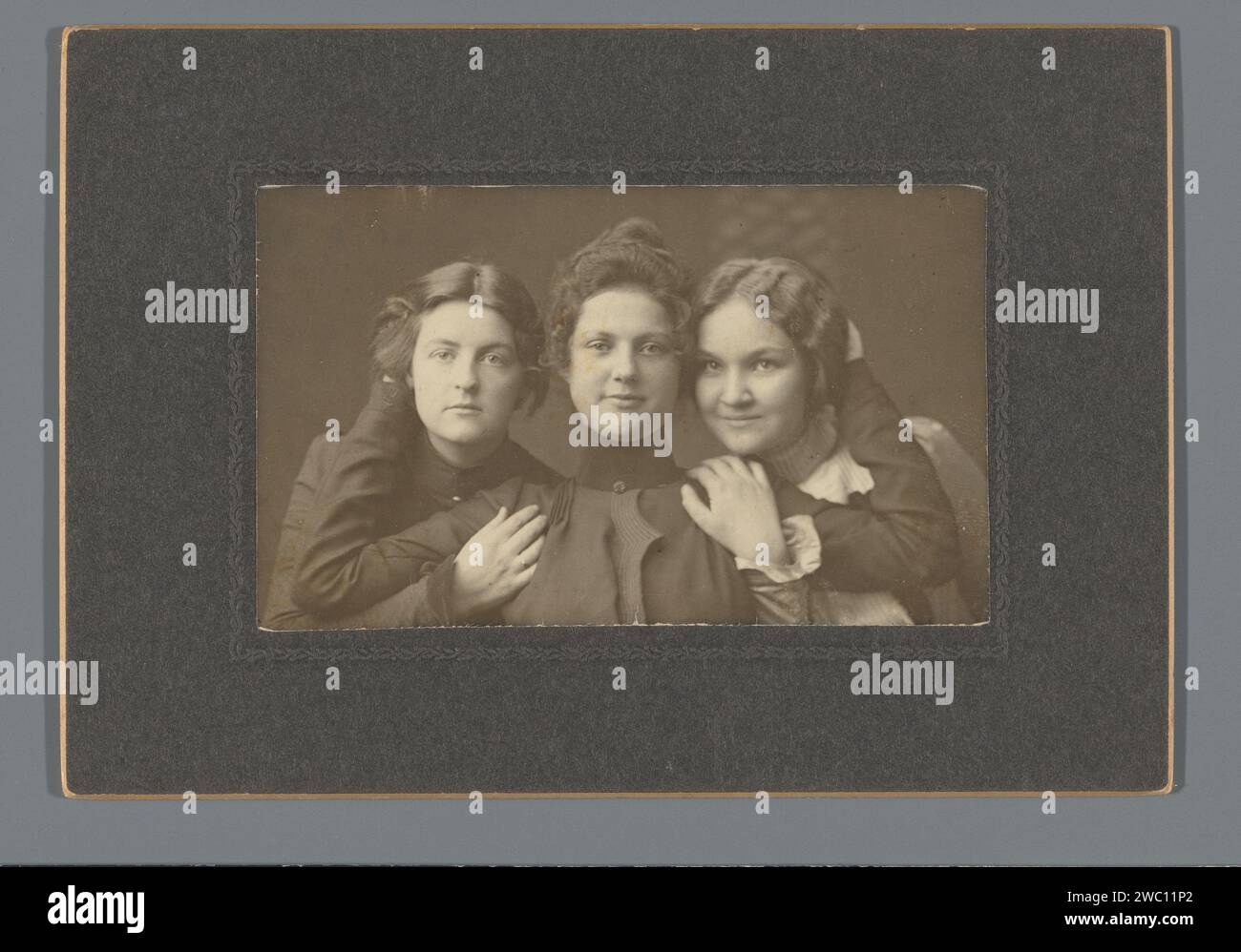 Three women, Anonymous, c. 1900 photograph United States of America ...