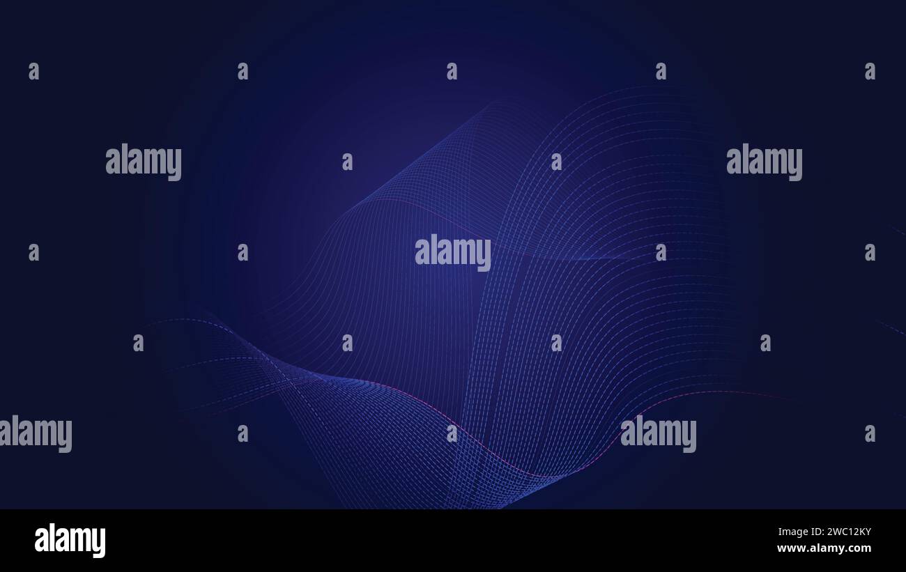 Abstract Big Data Visualization Digital Network Connection Concept