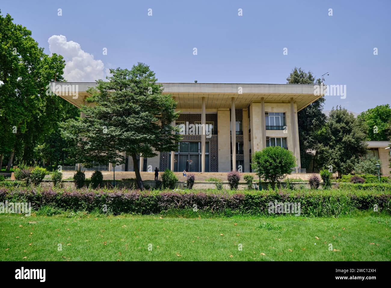 Tehran (Teheran), Iran, 06.25.2023: Outside view of Niavaran Palace ...