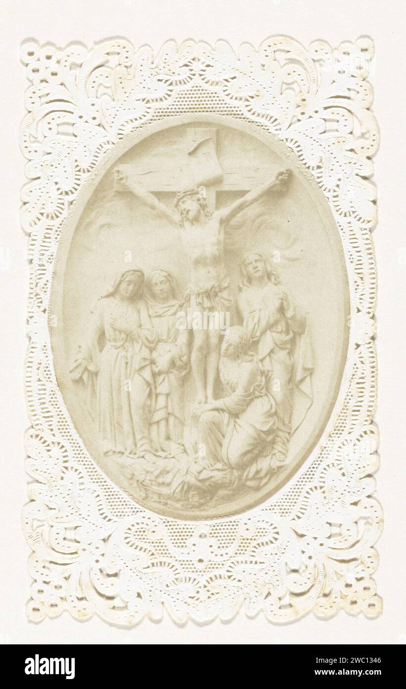 Relief of the Crucifixion of Christ, Anonymous, 1850 - 1860 photograph Francepublisher: Paris ...