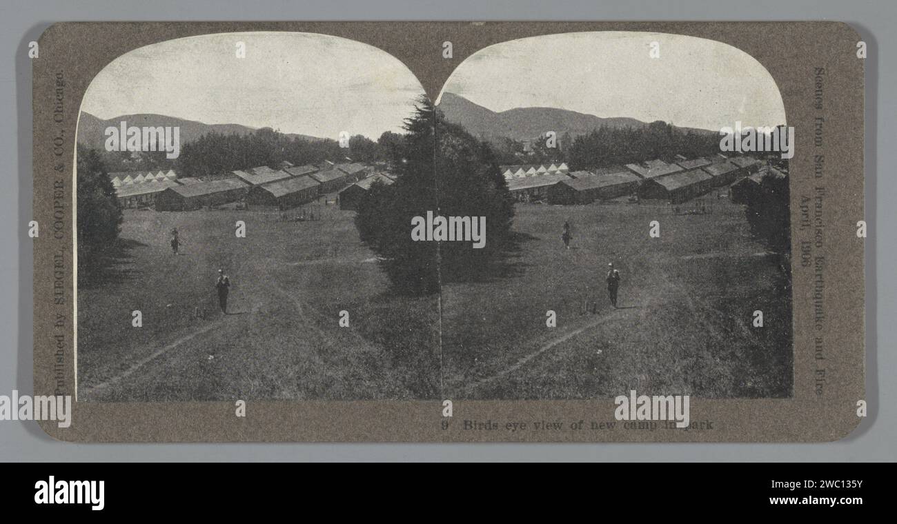 Reception camp after the earthquake in San Francisco, Tom M. Phillips ...