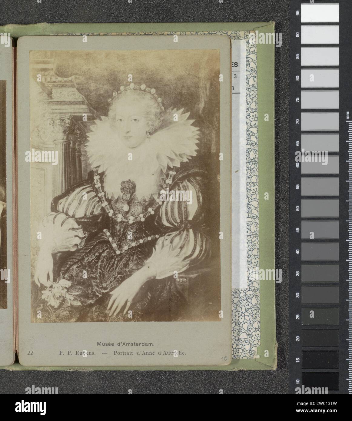 Photo production of the painting 'Anna van Austria (1601-1666). Wife of ...