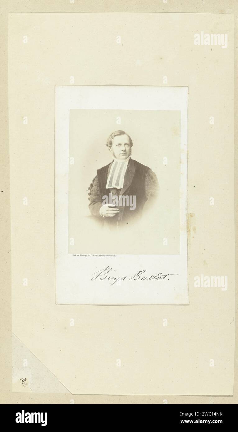 Portrait of C.H.D. Buys Ballot, professor at the Faculty of Mathematics ...