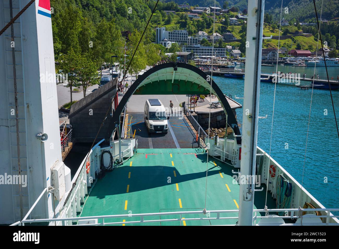 Geiranger hellesylt ferry hi-res stock photography and images - Alamy