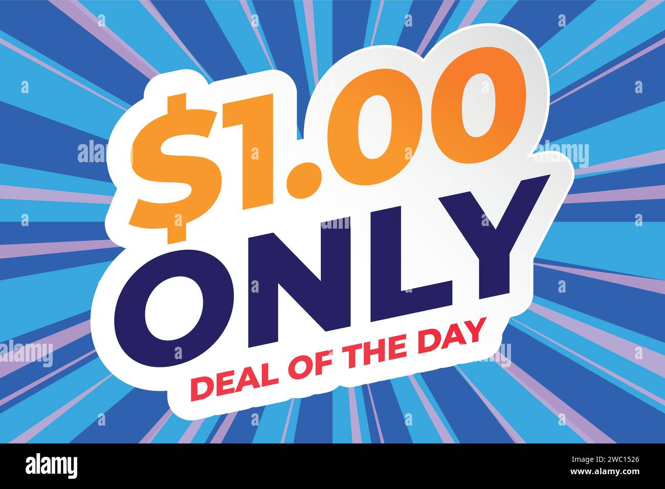 only 1 dollar bubble speech pop art style vector image Stock Vector ...