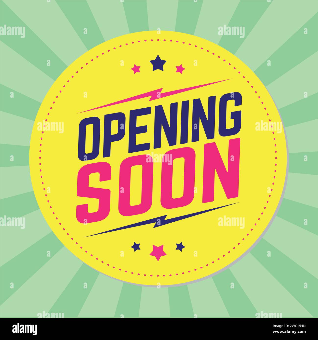 Openning soon bubble speech pop art style vector image Stock Vector ...