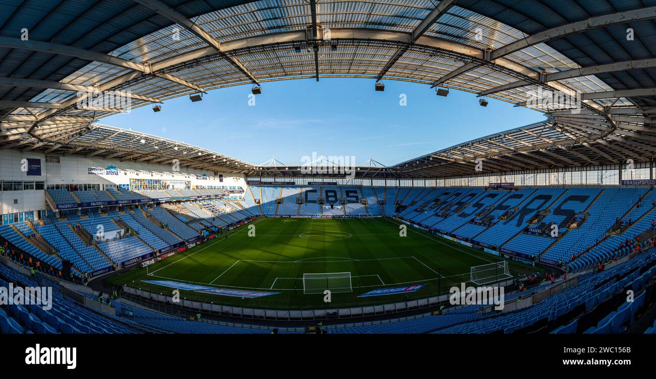 13th January 2024; Coventry Building Society Arena, Coventry, England ...