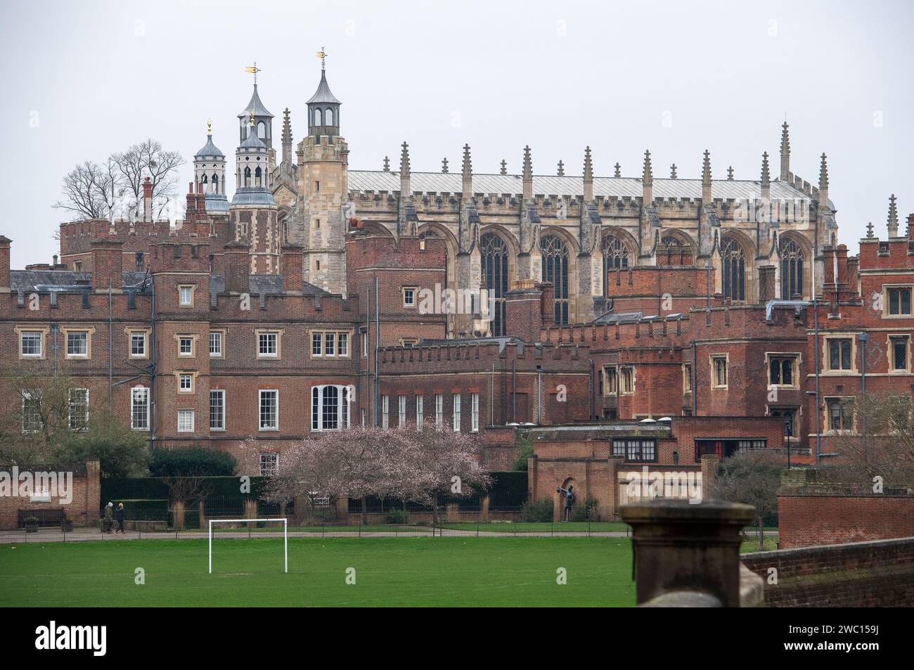 Eton, UK. 13th January, 2024. The famous public boarding school Eton ...
