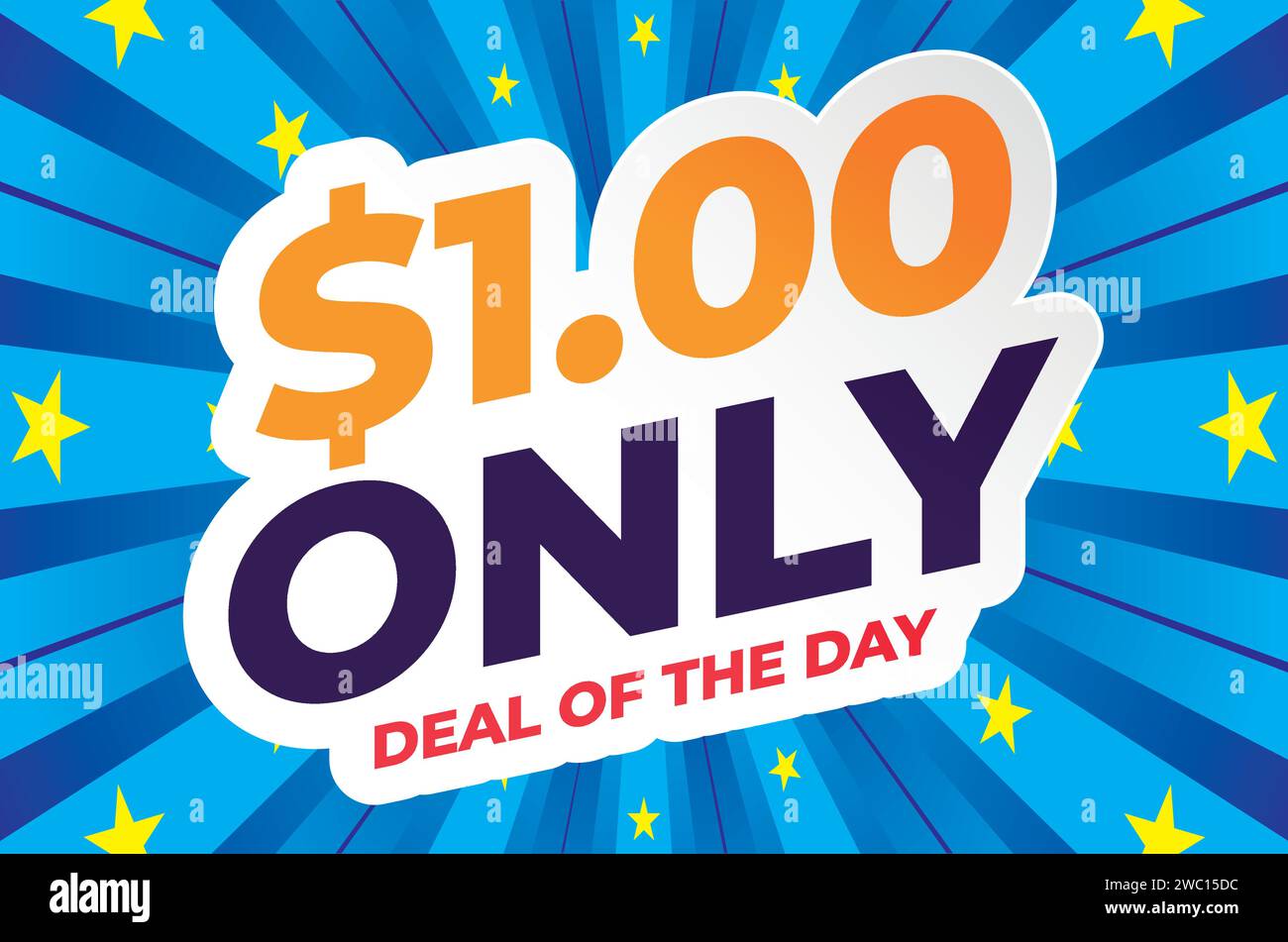 only 1 dollar bubble speech pop art style vector image Stock Vector ...