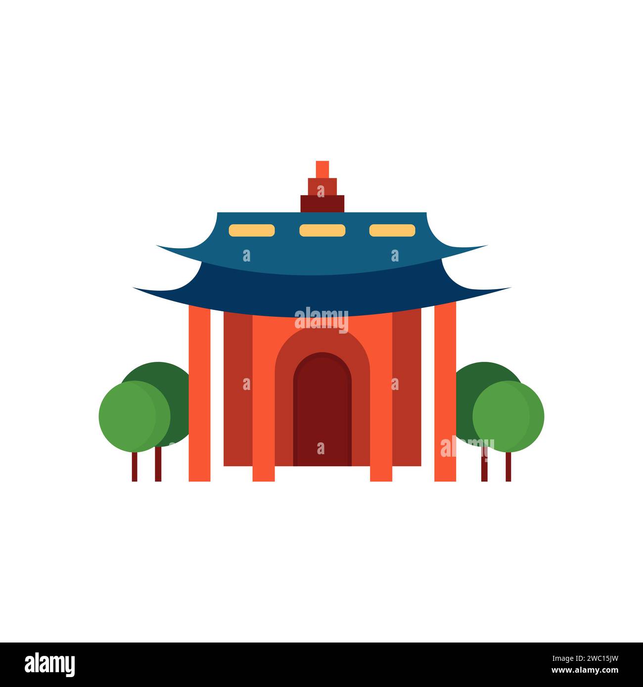 Buddhist temple traditional Stock Vector Image & Art - Alamy