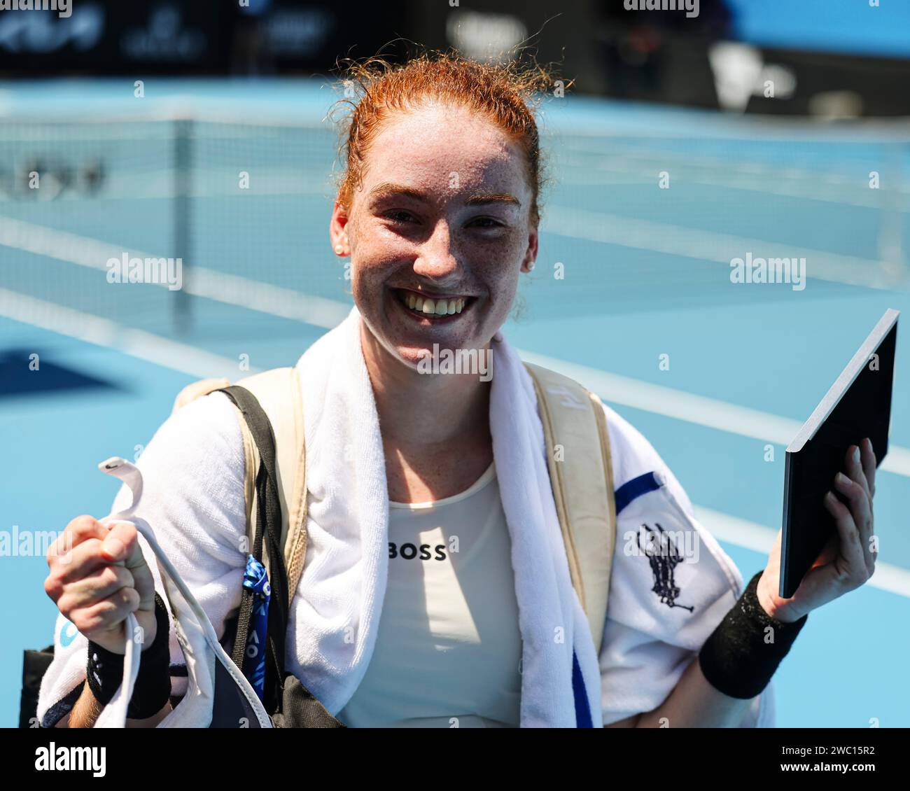 Melbourne, Australia, 13th Jan, 2024. Tennis player Ella Seidel from ...