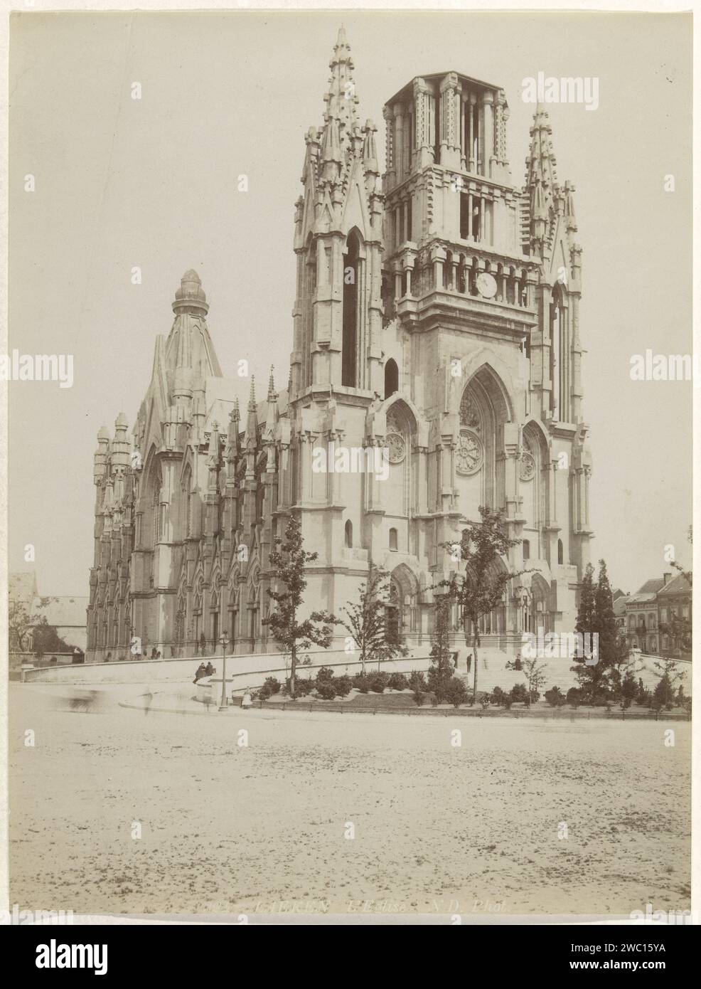 Onze-Lieve-Vrouwekerk in Laken, Neurdein Frères, 1872-1908 photograph ...
