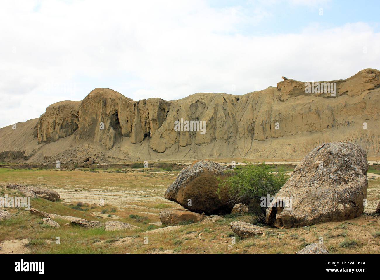 Azerbaijan. 05.15.2017 Ancient stone paintings in the Gobustan region ...