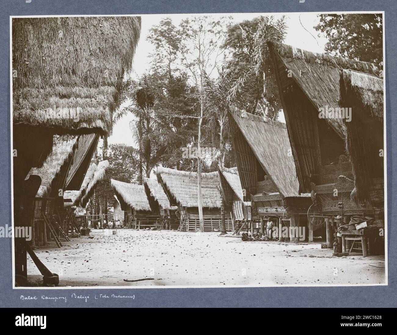 Kampong Balige van Toba Batakkers on Sumatra, Christiaan Benjamin ...