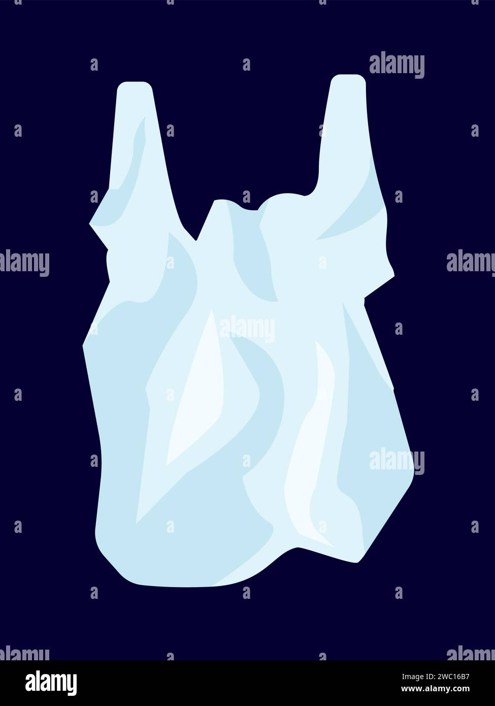 Plastic bag rubbish in Stock Vector Images - Alamy