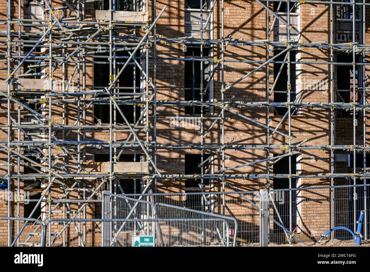 New Builds House Building Stock Photo - Alamy
