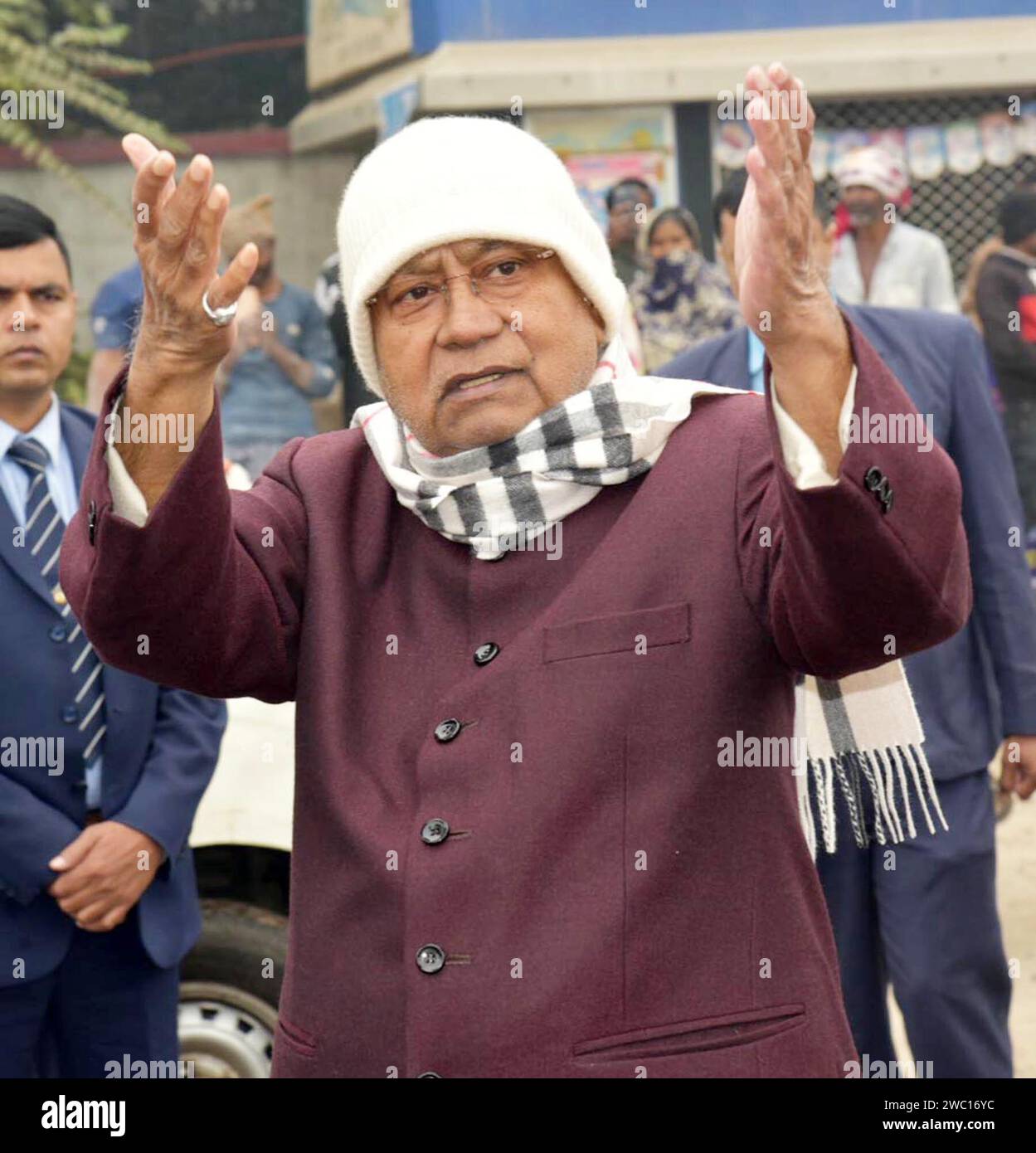 Patna, India. 12th Jan, 2024. PATNA, INDIA - JANUARY 12: Bihar Chief ...