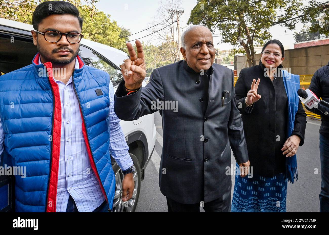 New Delhi, India. 12th Jan, 2024. NEW DELHI, INDIA - JANUARY 12: AAP ...