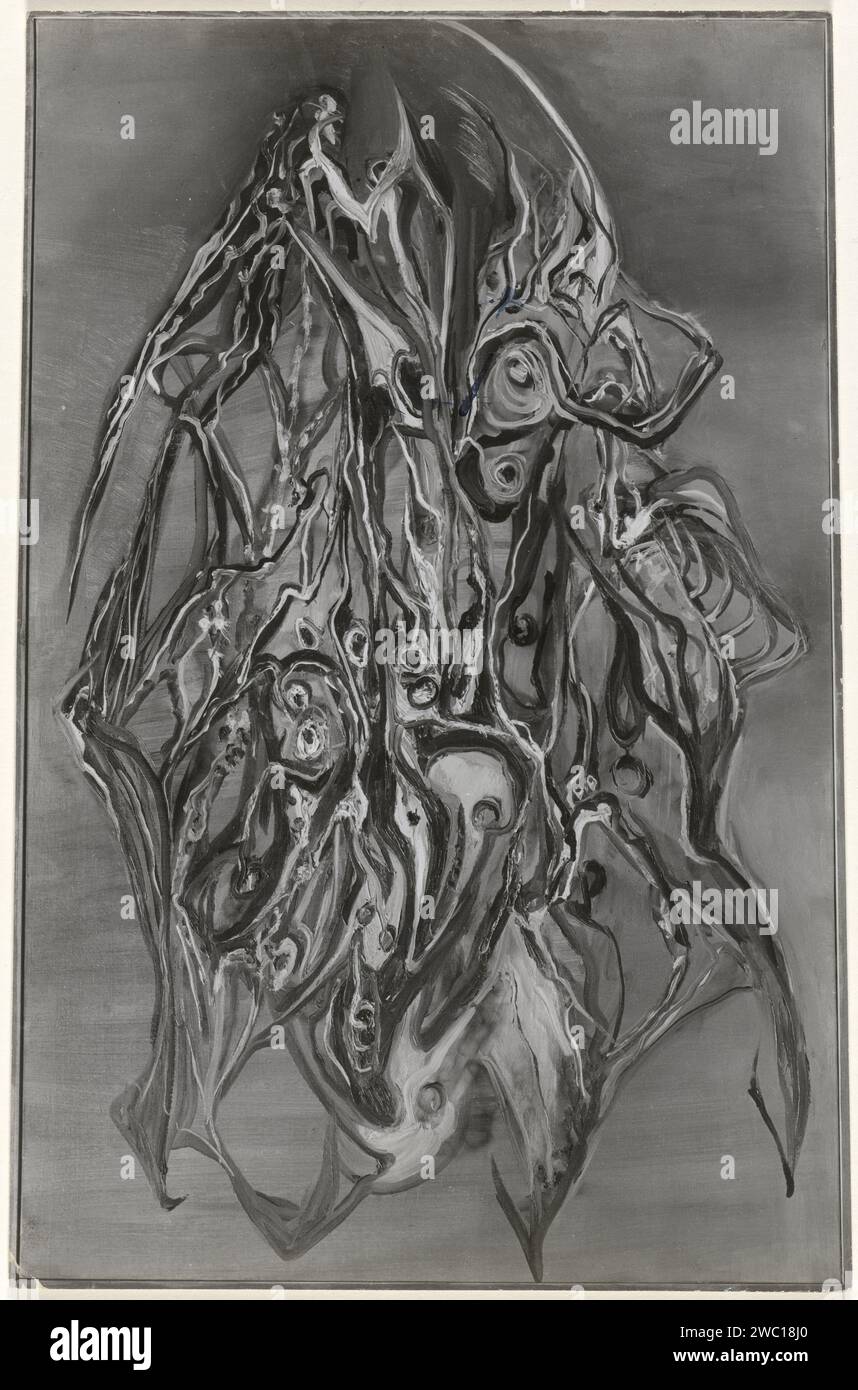 Reproduction painting Le Pterodactyle van Wolfgang Paalen, Lilly Samuel ...