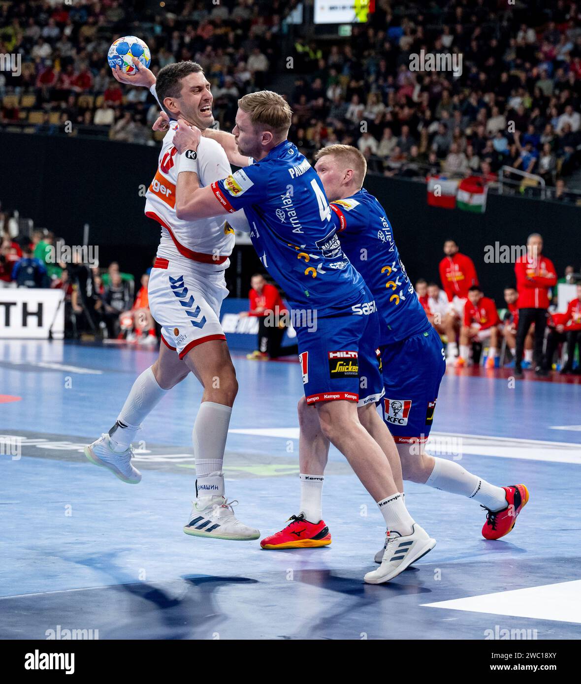 Muenchen, Deutschland. 12th Jan, 2024. Aron Palmarsson (Island/Iceland ...