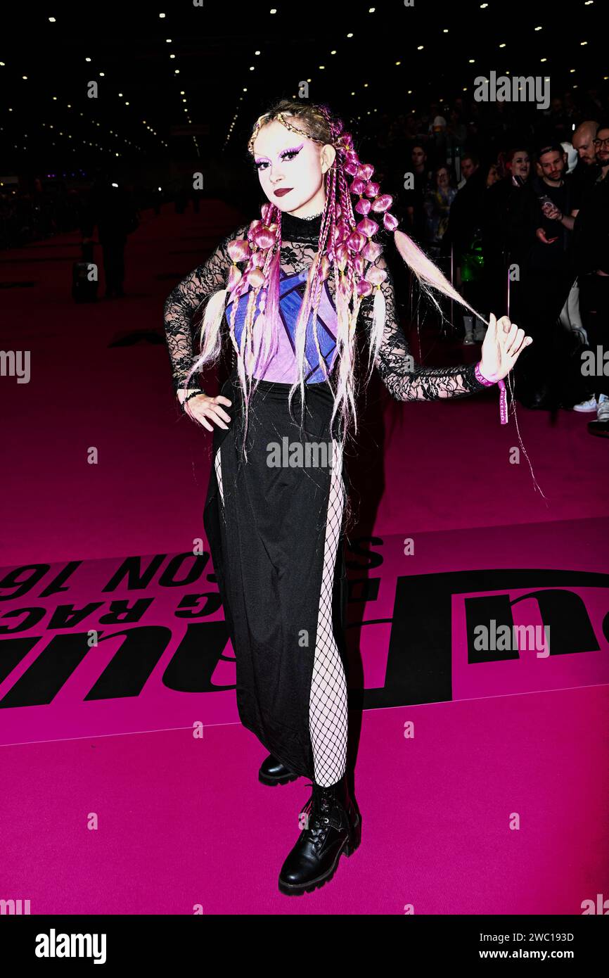 LONDON, ENGLAND - JANUARY 13: Opens the "RuPaul's DragCon, UK. , . in ...