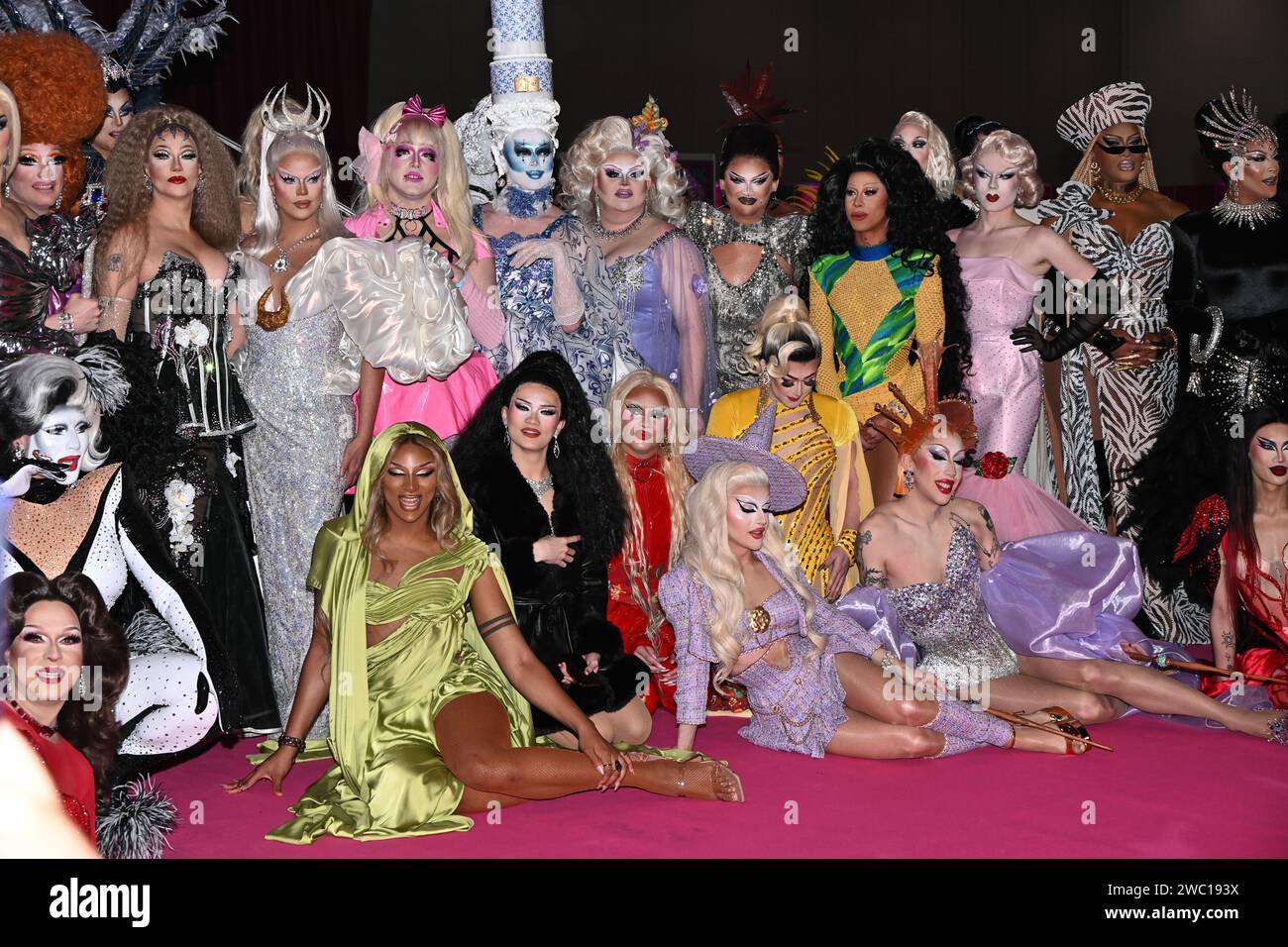 LONDON, ENGLAND - JANUARY 13: Opens the "RuPaul's DragCon, UK. , . in ...