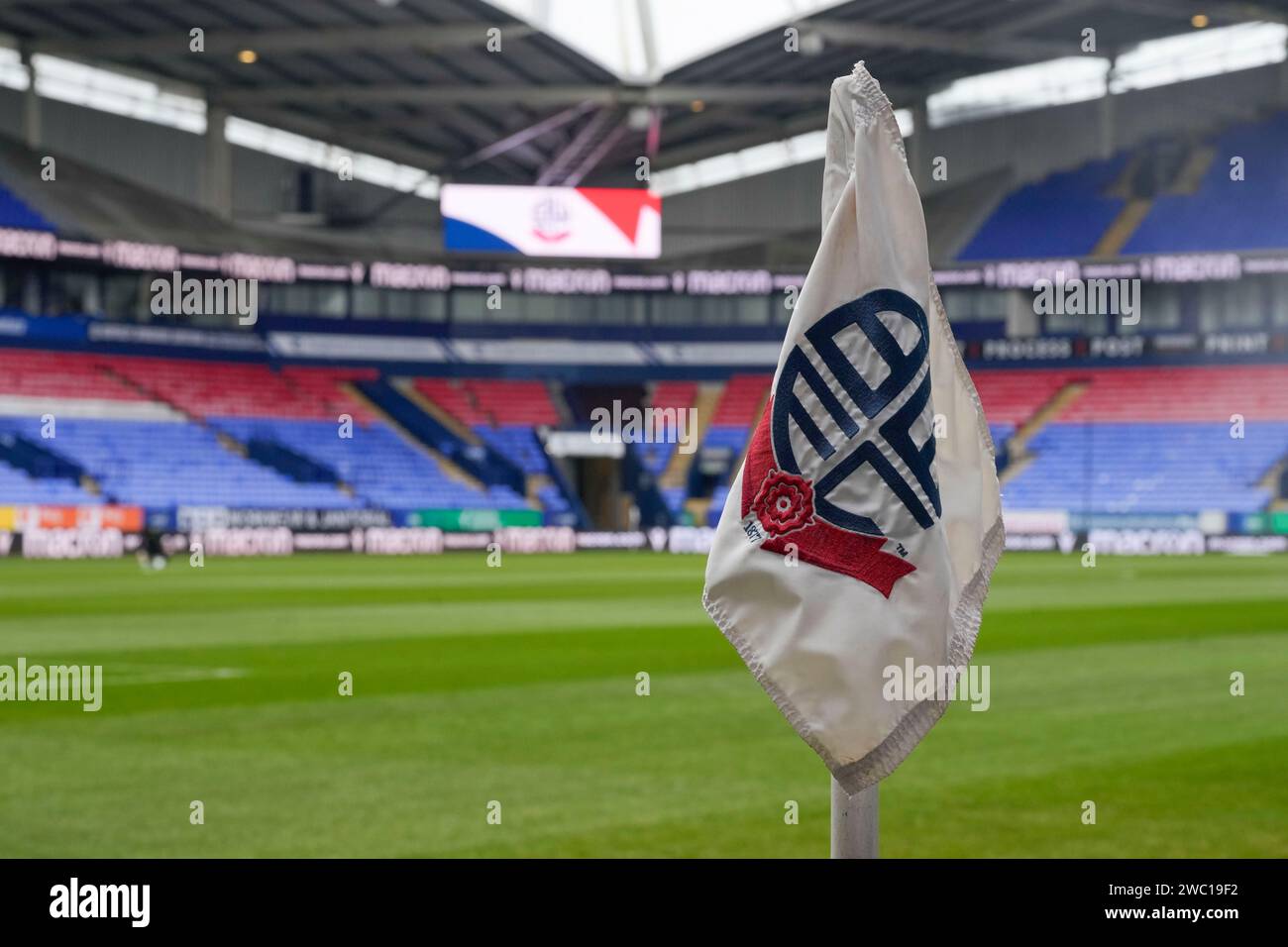 A general view of the Toughsheet Community Stadium, home of Bolton ...