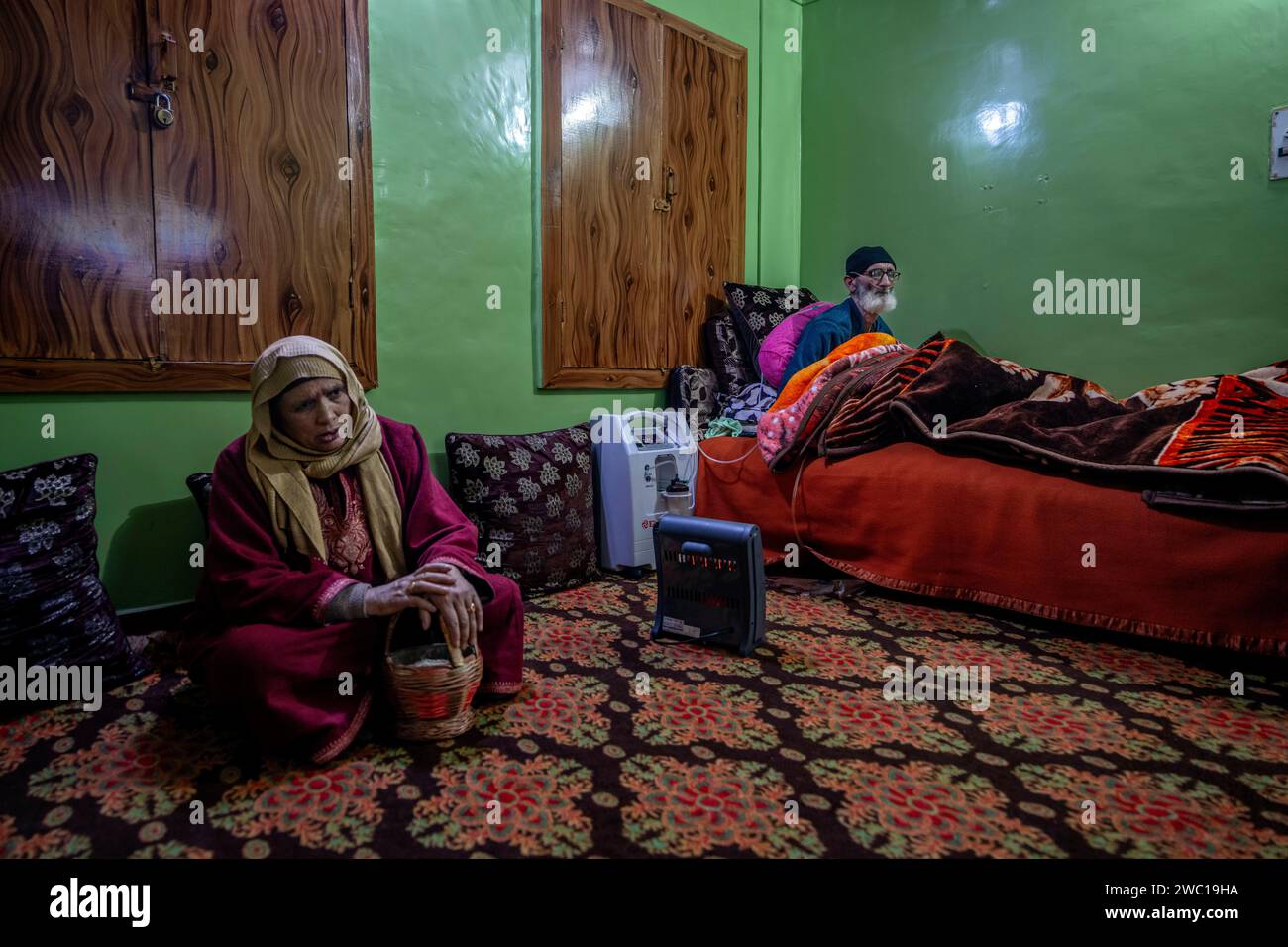 File- Abdul Rasheed, who suffers from chronic obstructive pulmonary ...