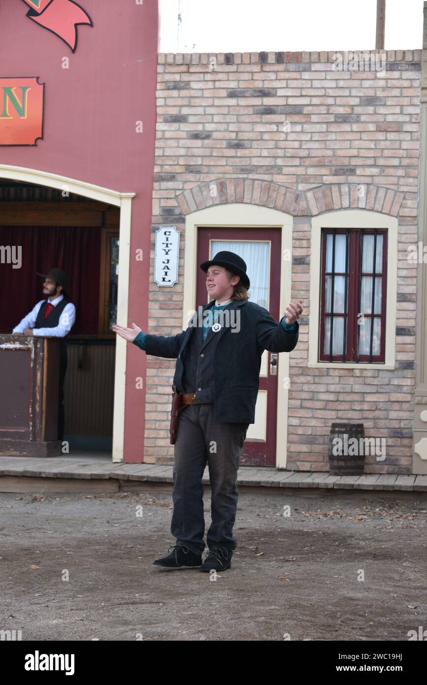 Tombstone, AZ. U.S.A. 12/30/2023. The O.K. Corral Historic Complex ...