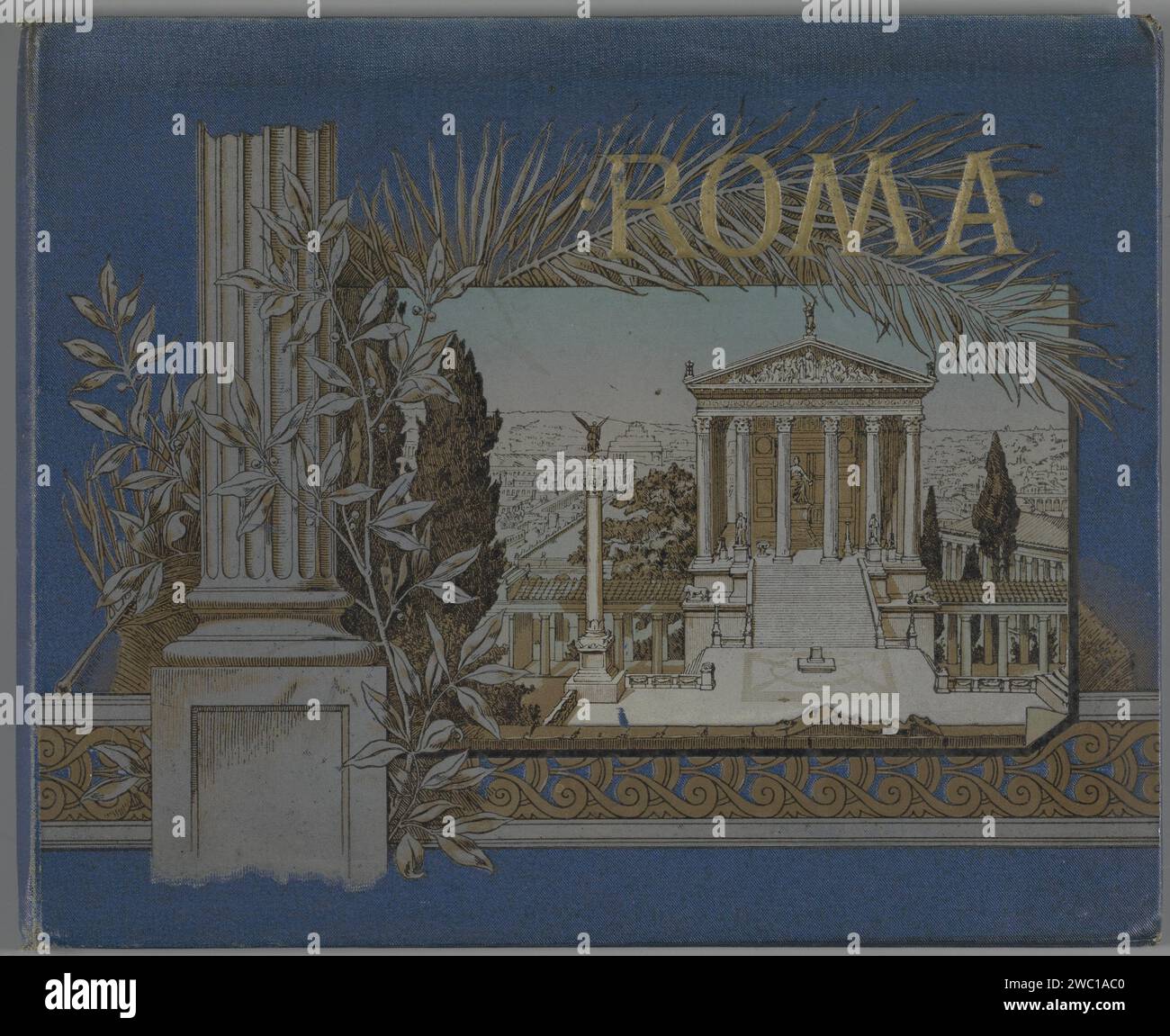 Panorama van Het Oude Rome, Franz Hanfstaengl, After Joseph Bühlmann ...
