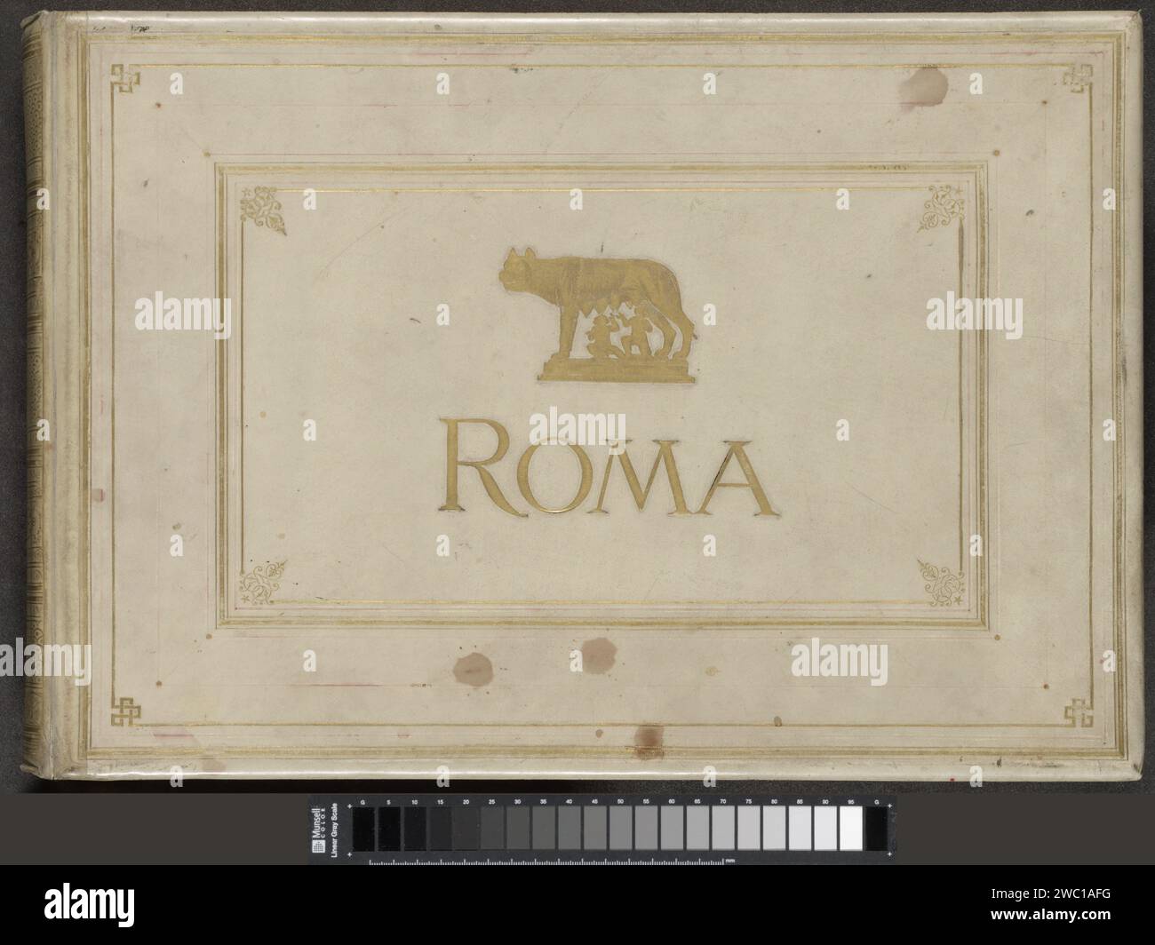 Photo album with recordings of sights and artworks in Rome, various ...