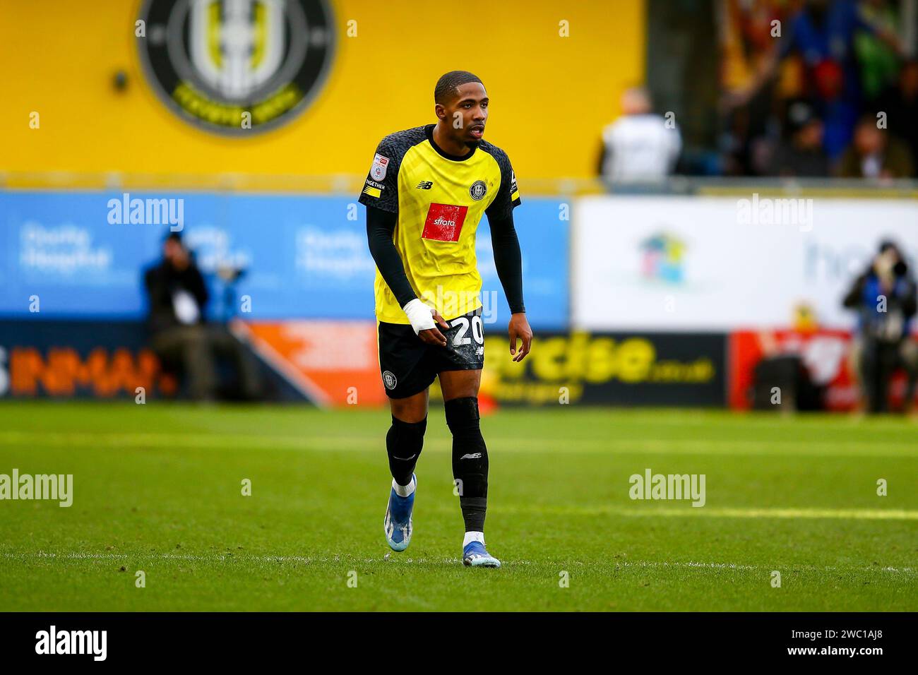 The EnviroVent Stadium, Harrogate, England - 6th January 2024 Kayne ...