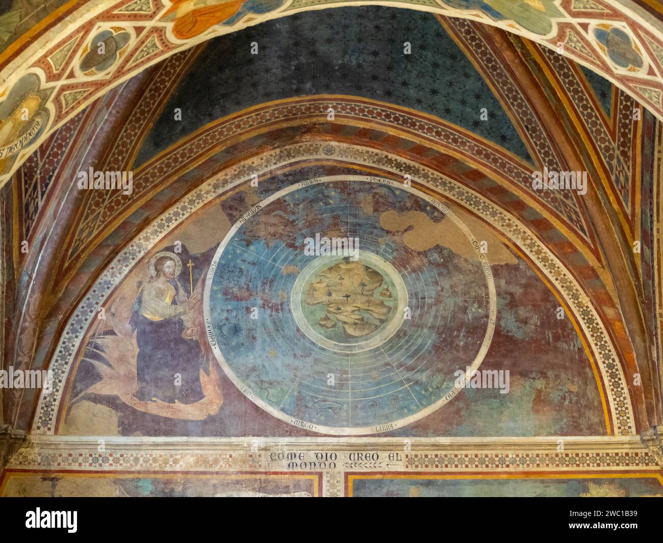Creation of the Firmament by Bartolo di Fredi, scene from the Old ...